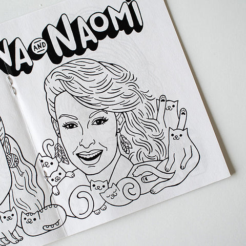 cat lady coloring book