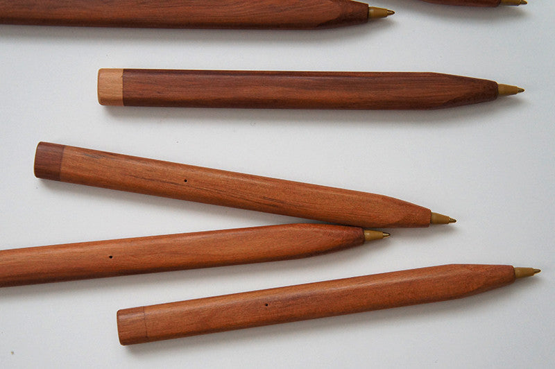 Handmade Refillable Wood Pen: Made in Chile Office Supplies
